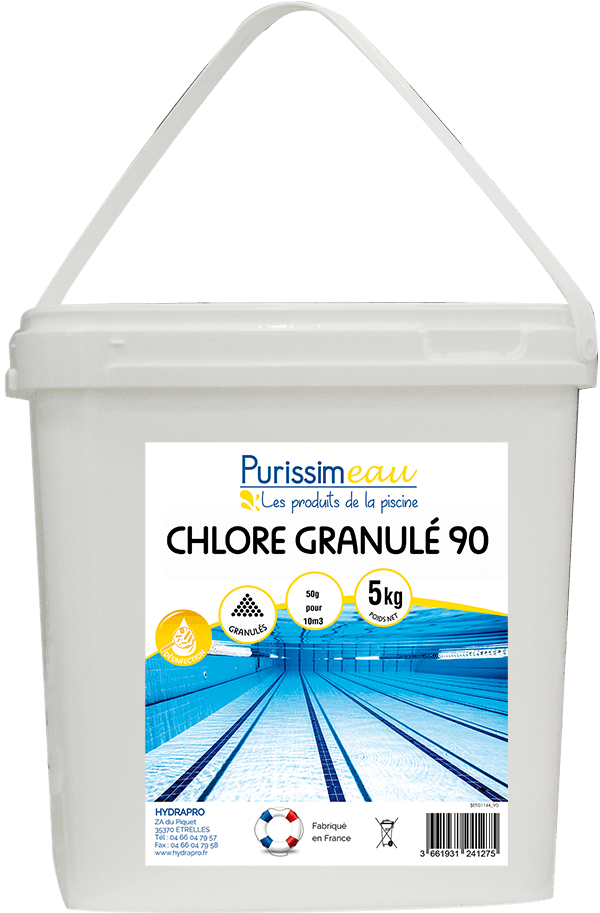 Chlore choc granulés 90 - Hydrapro