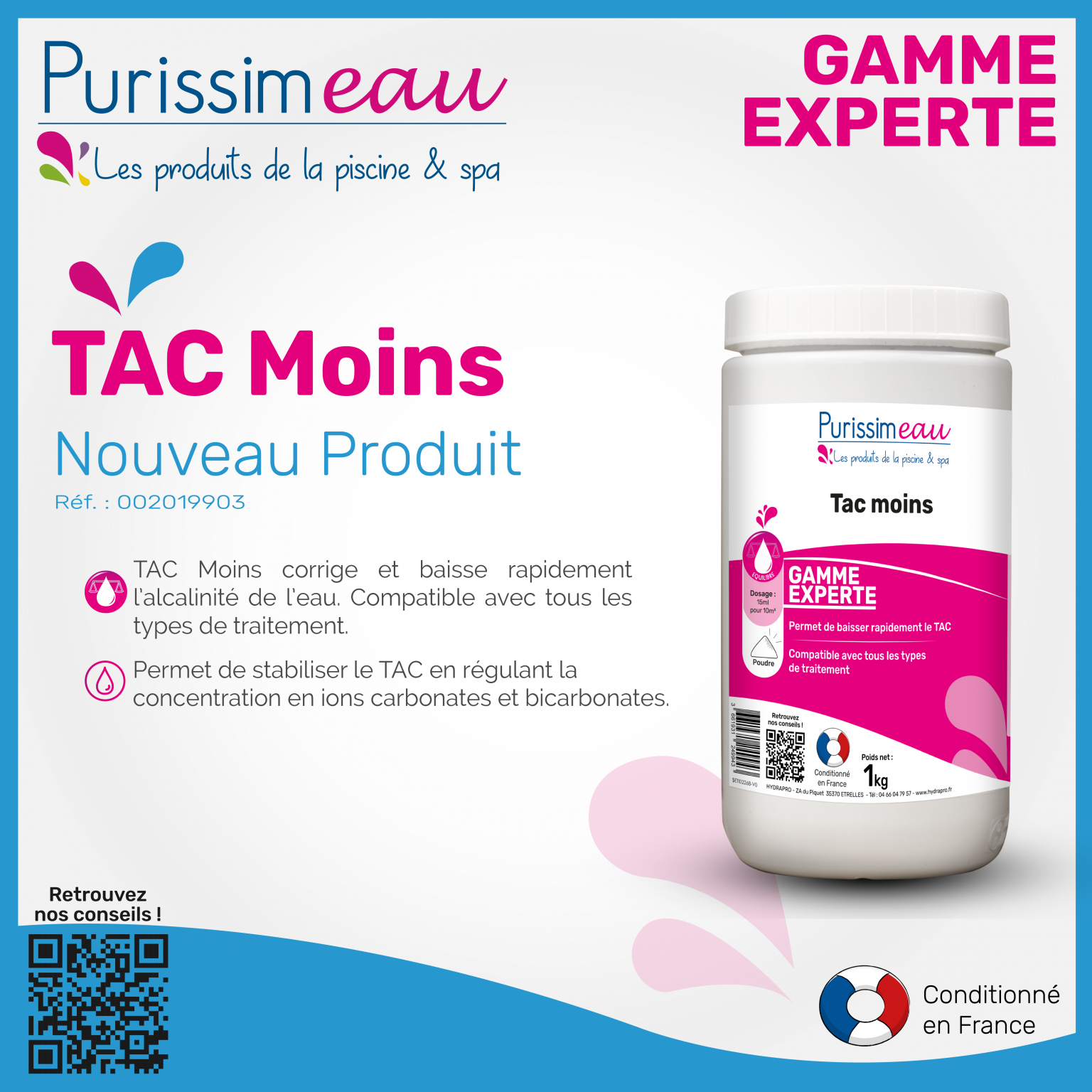 Nouvelle GAMME EXPERTE N°4/4 - Tac moins - Hydrapro